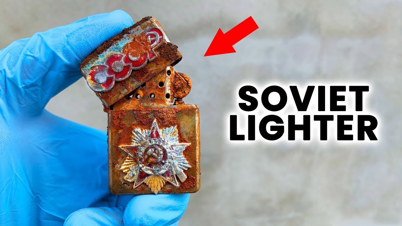 Old Rusty Soviet Lighter - Restoration - YouTube
