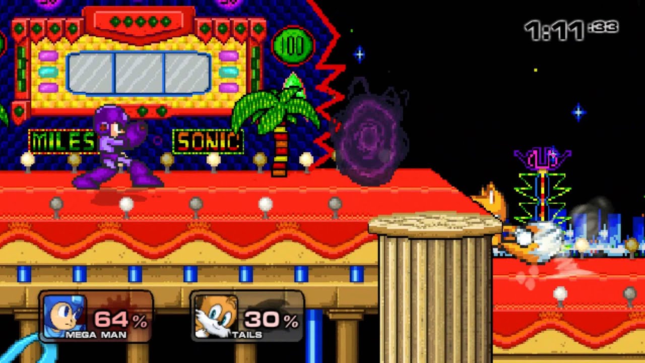 Super Smash Flash 2 Mega Man VS Tails - YouTube