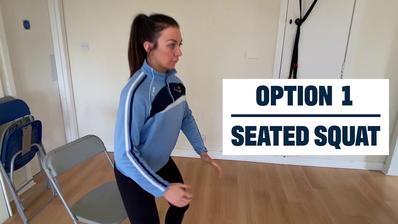 Office & Home Friendly Squat Exercises - YouTube