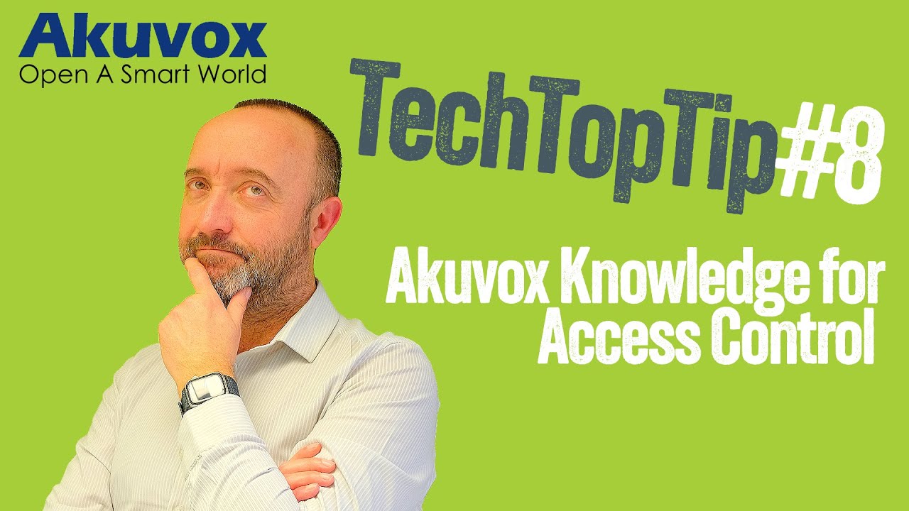 What is Akuvox Knowledge Base for access control? | TechTopTips - YouTube