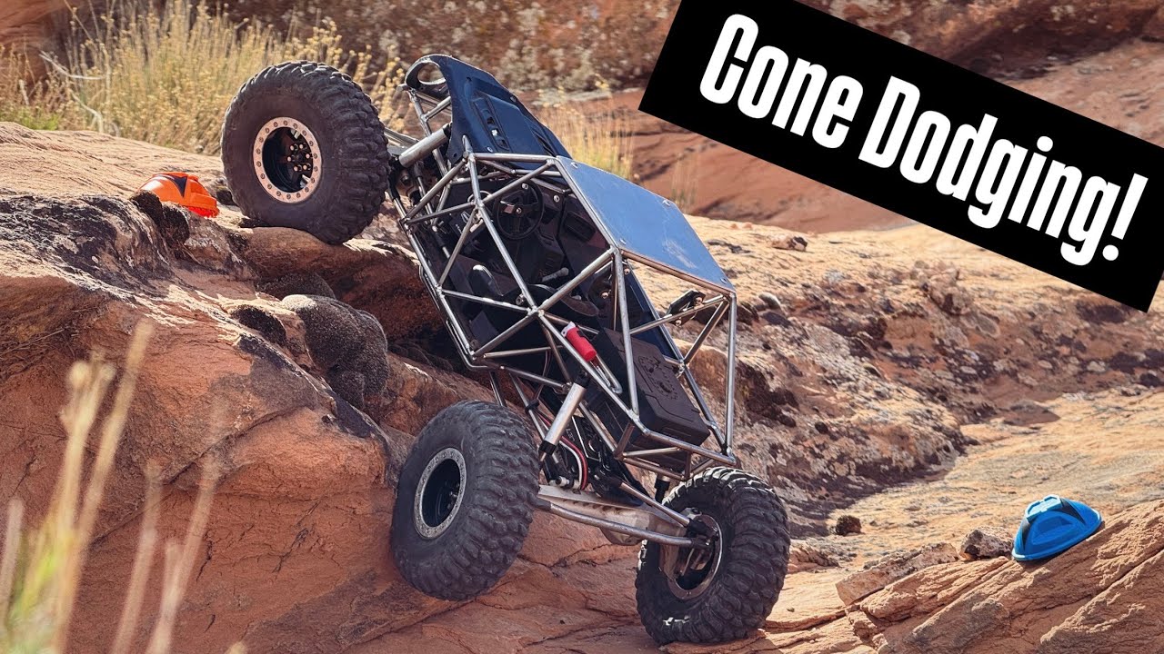 TiPro MJ43 RC Buggy Takes on Crawler Course! Vanquish Course Markers ...