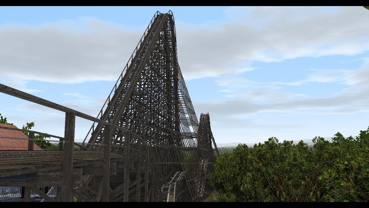 Wendigo - Gravity Group Wooden Coaster - No Limits 2 - Front Seat POV ...