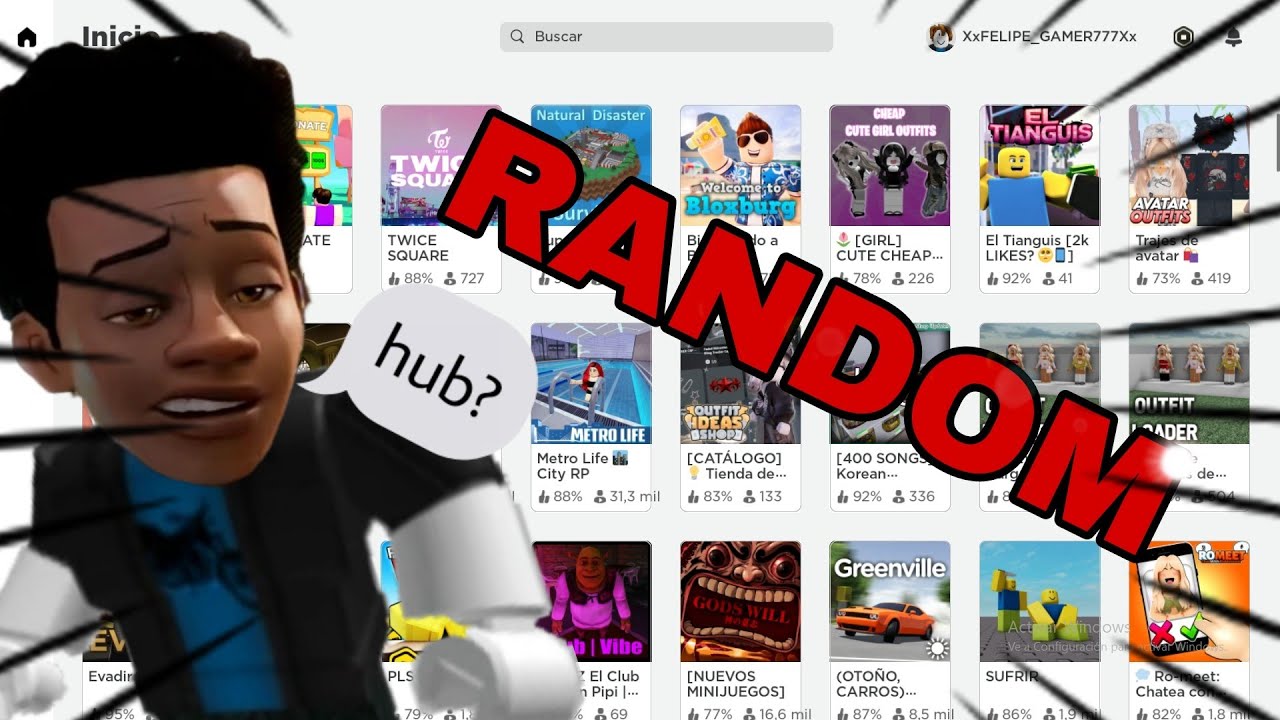 LOS SEVERS MÁS (RANDOM)_(Roblox servers) :) - YouTube