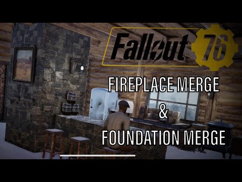 Fallout 76 Camp Tutorial - Fireplace and Foundation Merge - YouTube