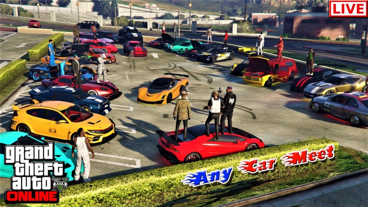 [EPISODE 75] - GTA ONLINE LIVE - CAR MEET| CAR SHOW | CRUISE | RP ...