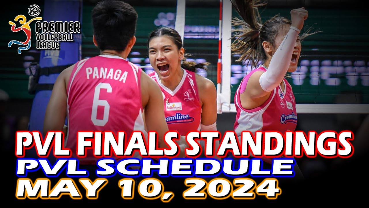 PVL all Filipino Conference 2024 Finals Standings as of May 10 2024 ...
