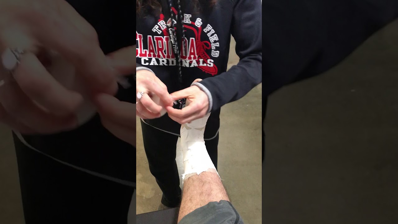 Ankle wrap - YouTube
