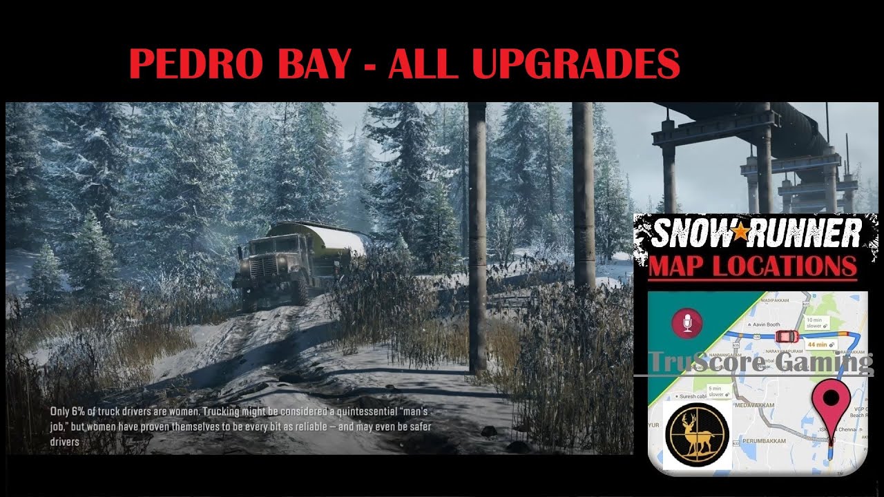 Pedro Bay ALL Upgrades SNOWRUNNER - YouTube