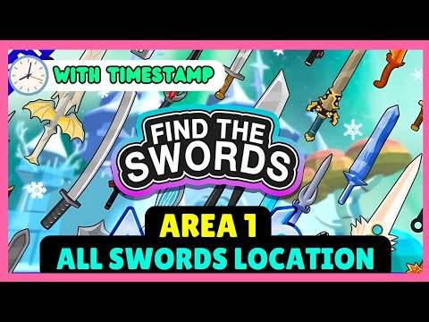 🗡️How To Get All Swords Area 1 On Find The Swords Roblox (With ...