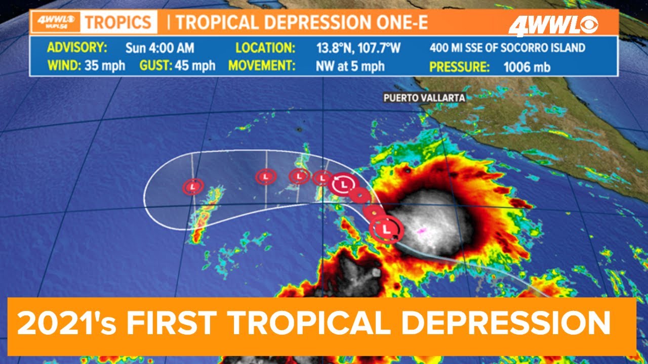 Tropical Depression One forms in Eastern Pacific, could become named ...