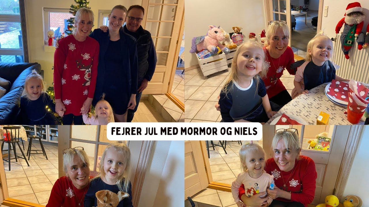 Vlog - Fejrer jul med mormor og Niels - YouTube