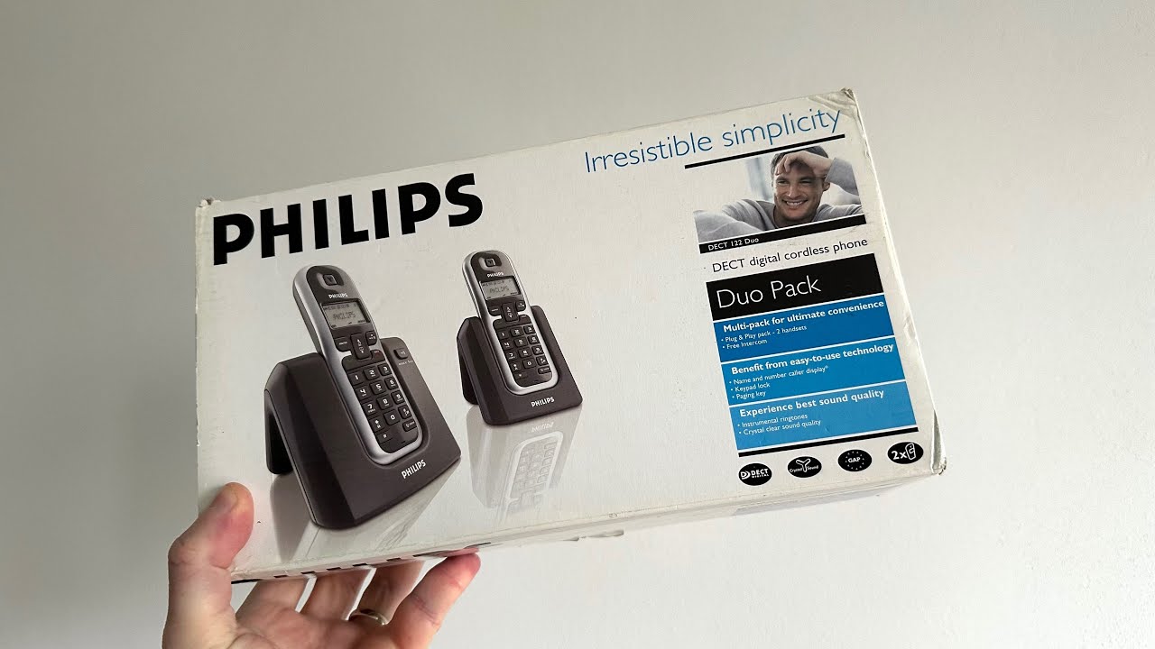 Philips Dect 122 Duo Unboxing - YouTube