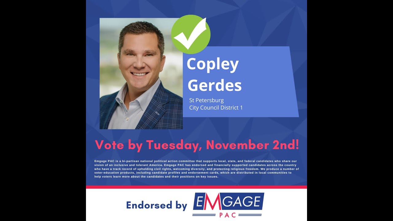 EMGAGE FLORIDA CANDIDATE SPOTLIGHT: COPLEY GERDES - YouTube