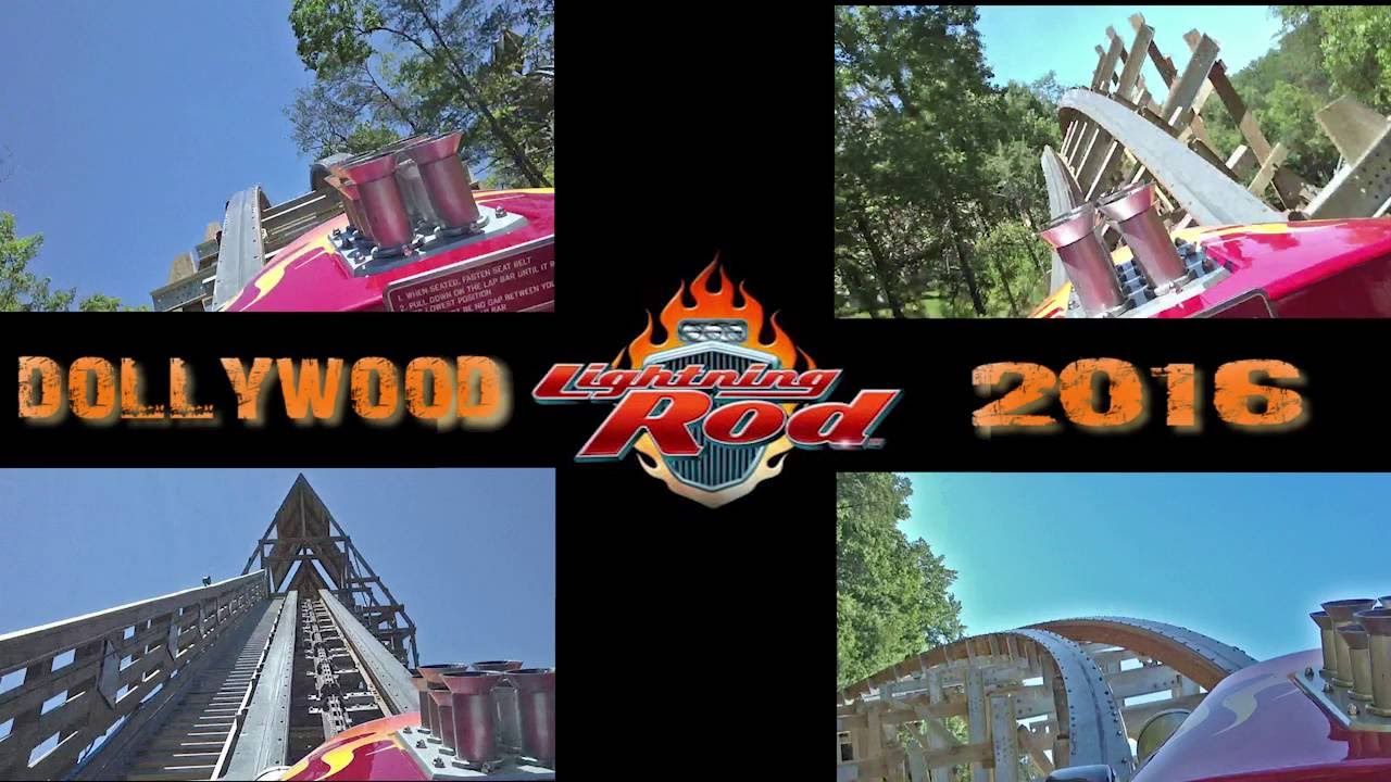 Dollywood Lightning Rod Front Row POV with the Pivothead Durango - 2016 ...
