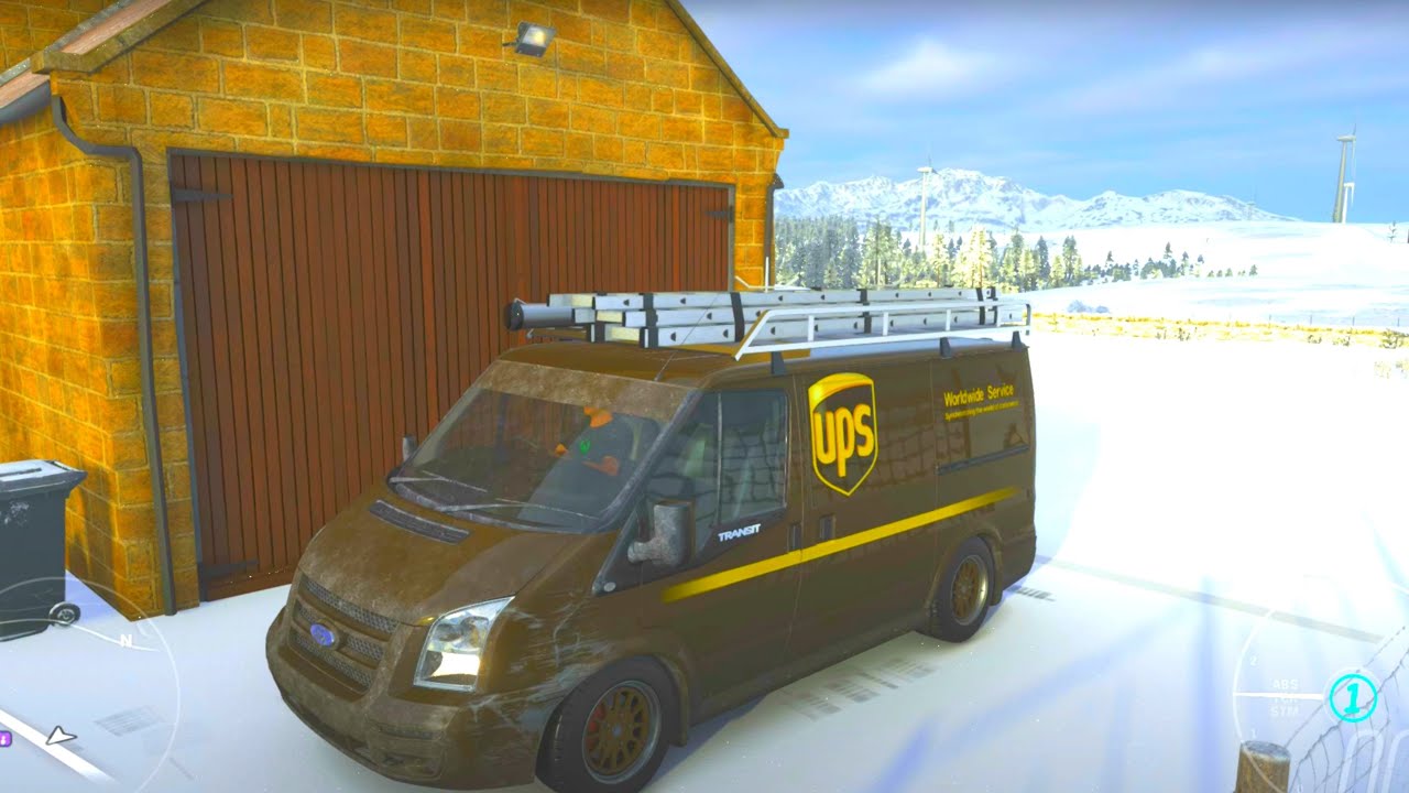 Ford Transit - UPS | Forza Horizon 4 Gameplay | Delivering stuff in ...