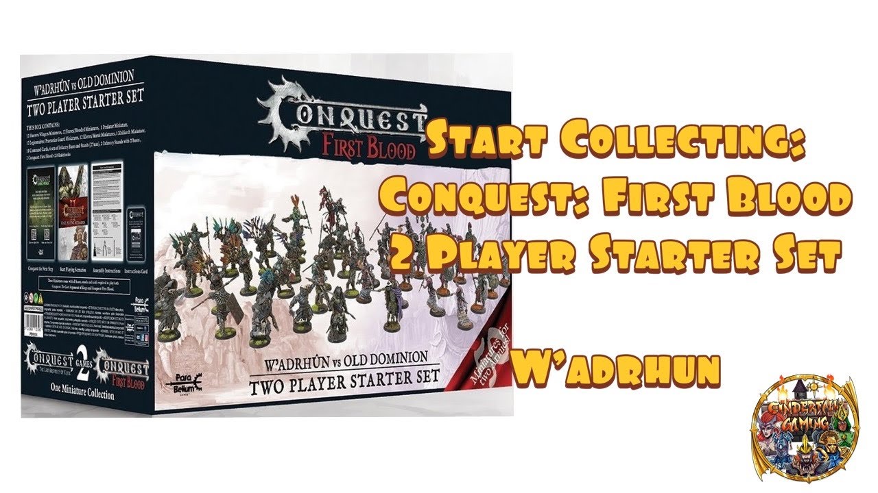 Start Collecting Conquest First Blood: 2 Player Starter Set - W'adrhun ...