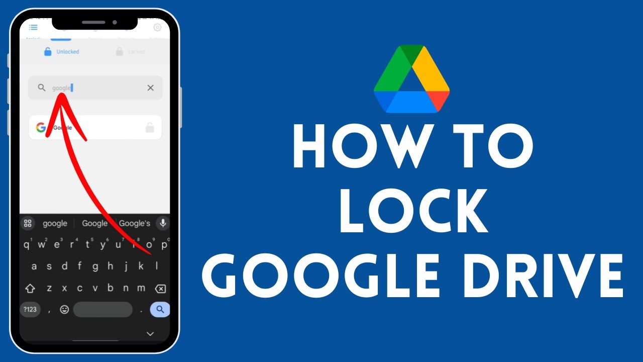 How To Lock Google Drive 2024 | Set Password On Google Drive (Full ...