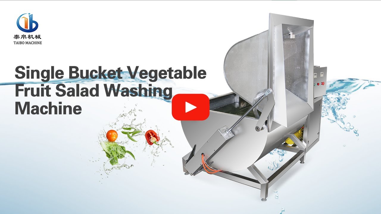 Efficient Vegetable Washing Machine for Small Farm or Factory - YouTube