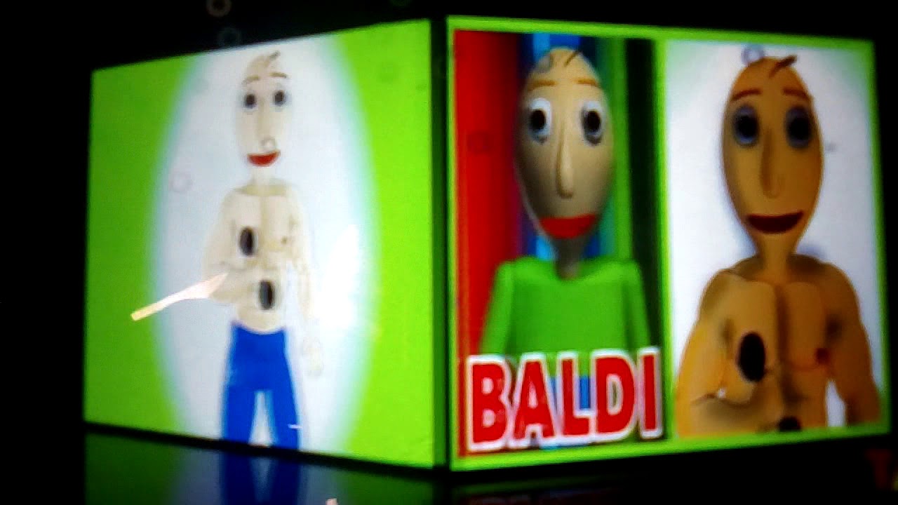 Baldi's basics characters as bodybuilder baldi - YouTube