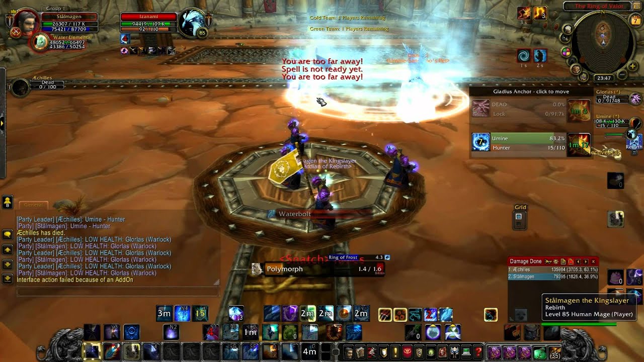 WoW 2v2 - Mage/Warrior Epic Ownage (HD) - YouTube