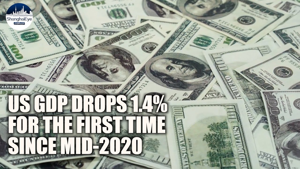 US GDP drops 1.4% with the economy contracts for the first time since ...