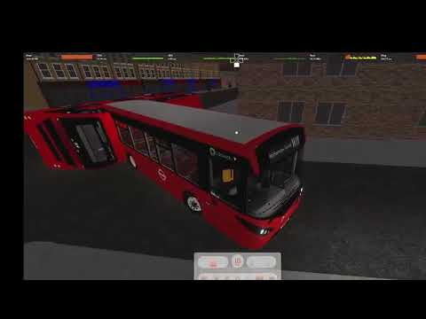 Driving route W11 in an E200 MMC | Roblox London & East Bus Sim - YouTube