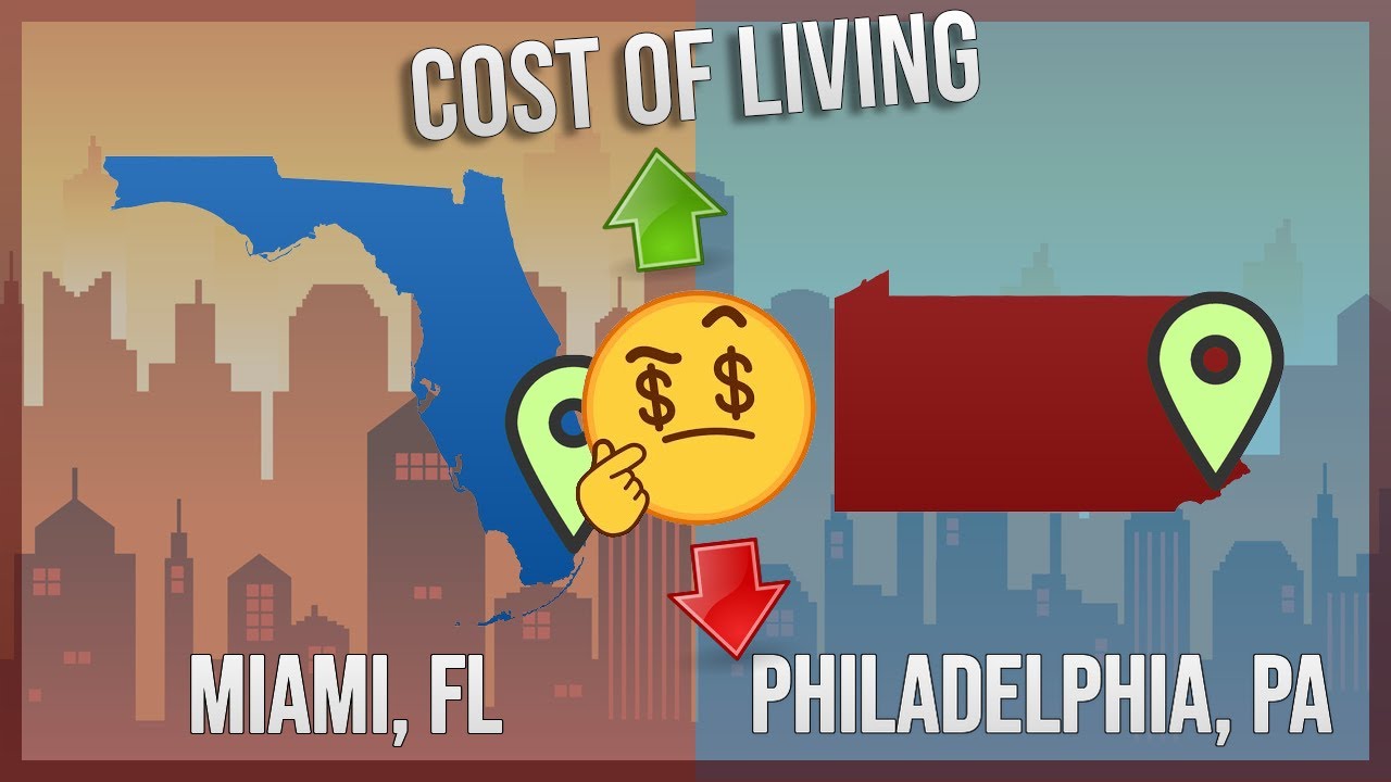 Miami, FL vs Philadelphia, PA Cost of Living/Travel Price 2025 ...