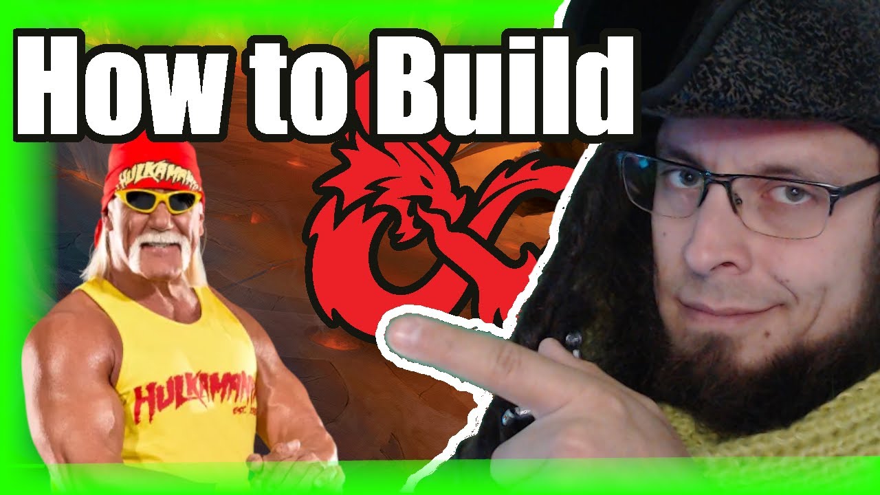 How to build Hulk Hogan (DnD 5e) or Dwayne The Rock - YouTube