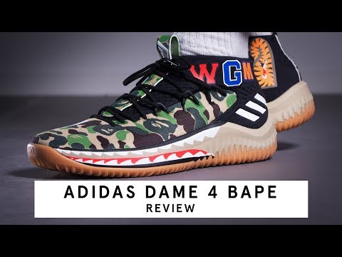 Adidas Dame 4 x BAPE | Review (German)