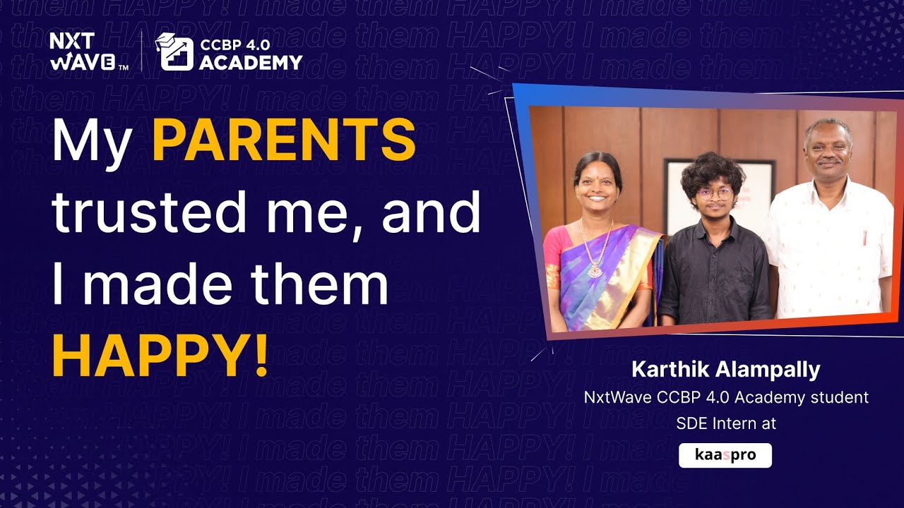 NxtWave Academy - I achieved a rewarding milestone in my career ...
