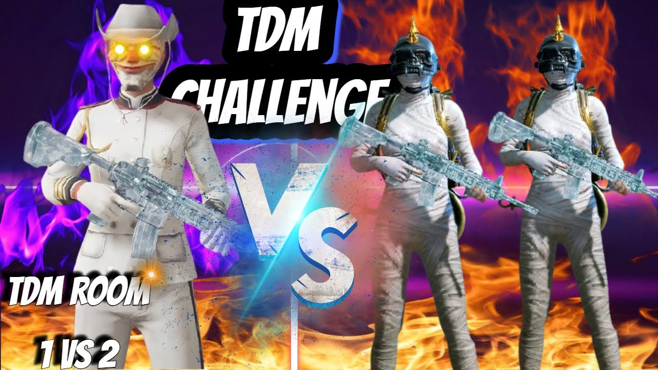 RDM Challenge 1 VS 2🥰 | TDM Challenge | PUBG Mobile | Game with RANA ...