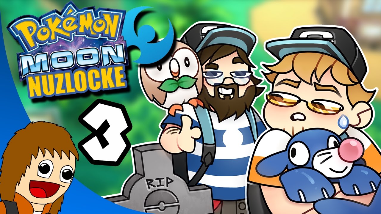 Pokemon Moon Nuzlocke: Ghost in the 'Dex - Part 3 (w/ Druox) - YouTube