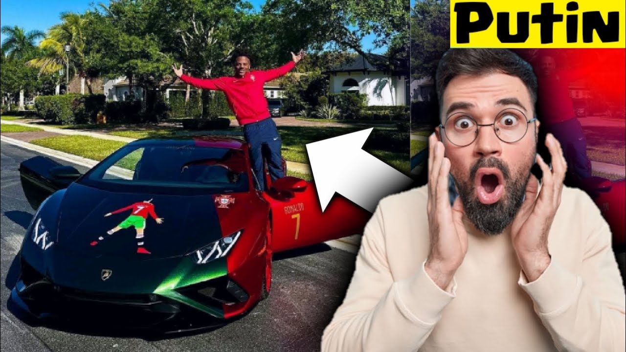 Une Lamborghini Huracan aux couleurs du Portugal et de CR7, L'hommage ...