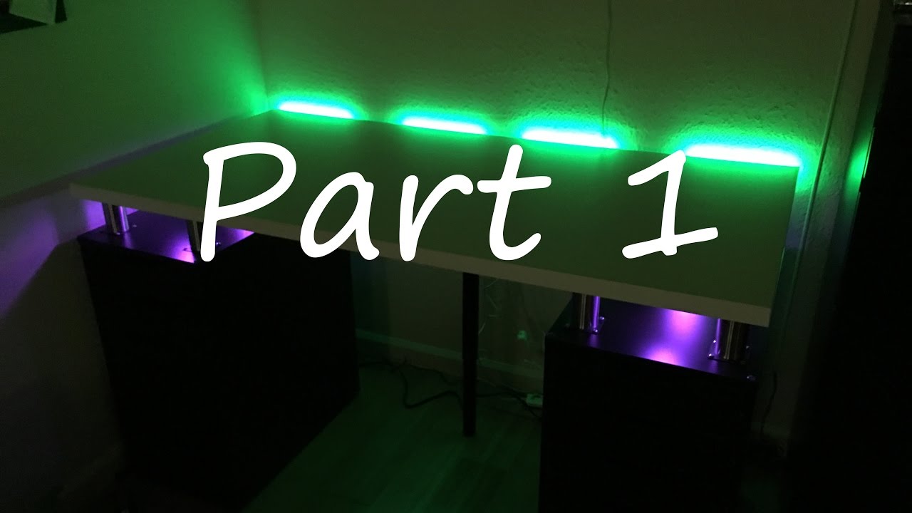 Building the ULTIMATE Bedroom Desk Setup 2017! Part 1 - YouTube