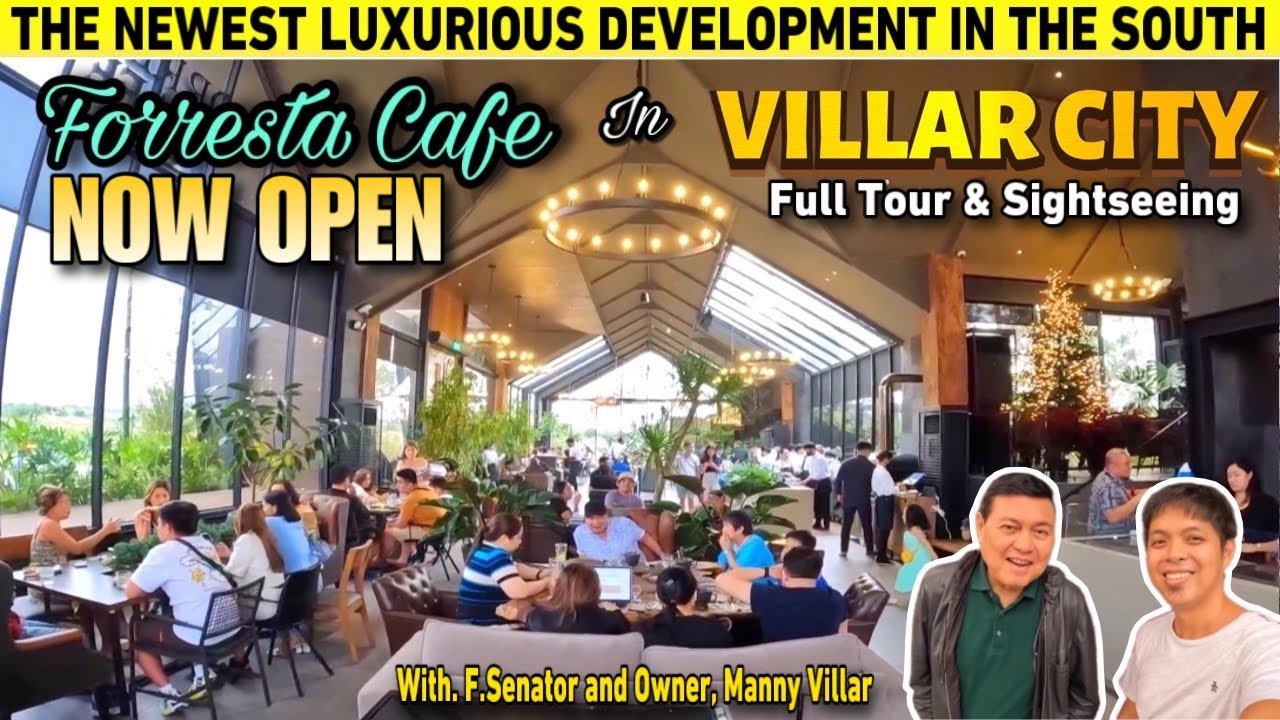 WOW ! More BETTER than STARBUCKS ! ☕️ FORRESTA CAFE in VILLAR CITY ...