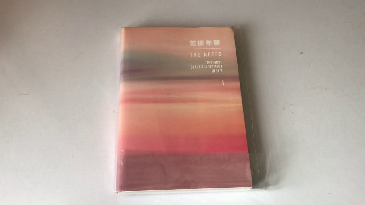 Unboxing BTS HYYH THE NOTES ENGLISH VERSION - YouTube