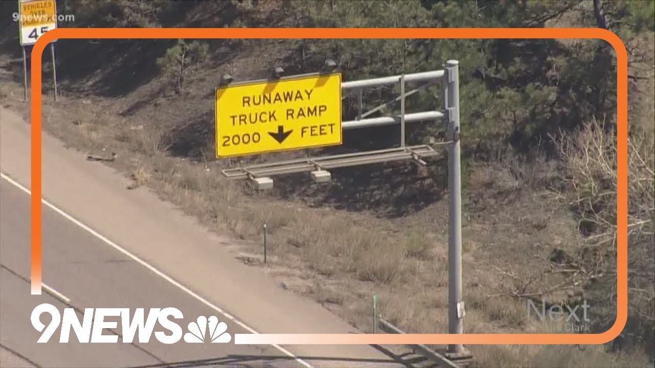 CDOT rebuilding runaway truck ramp on I-70 in Colorado - YouTube