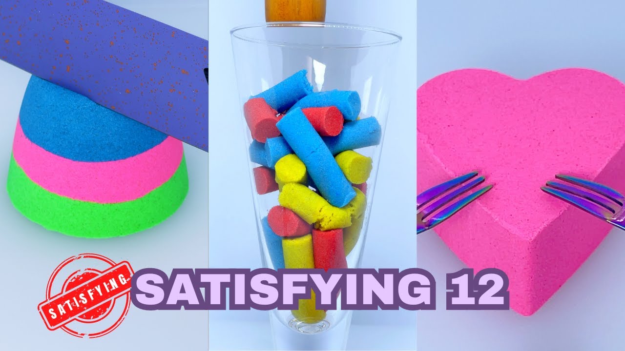 The most Satisfying and Relaxing Kinetic Sand ASMR Collection 12 - YouTube
