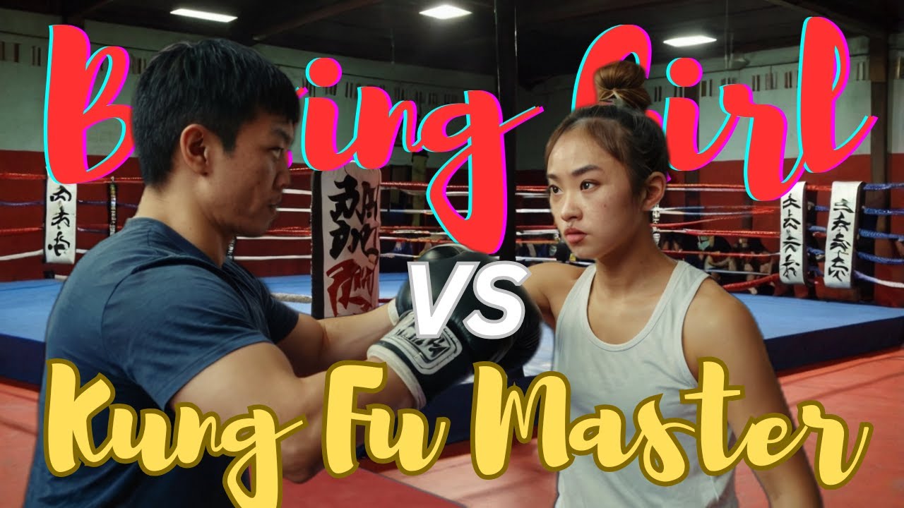 Boxing girl against kung fu master - YouTube
