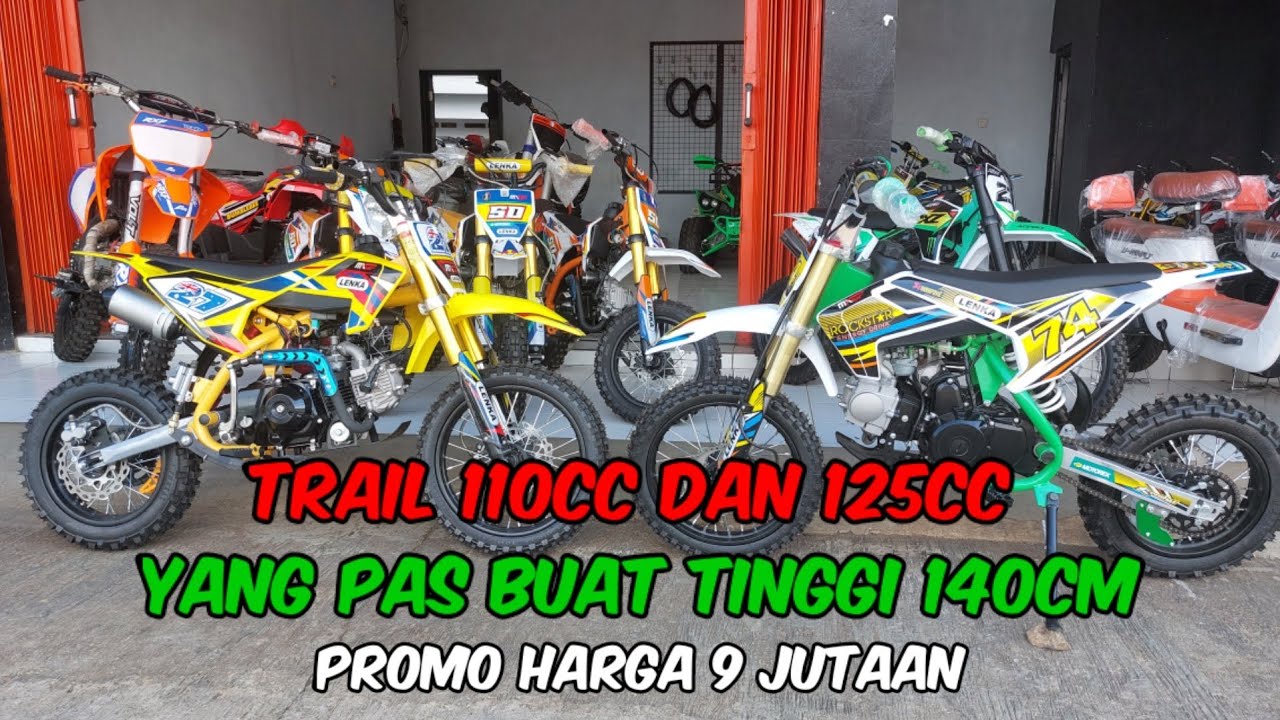 PROMO LAGI TRAIL 110CC MATIC DAN TRAIL 125CC 9 JUTAAN - YouTube