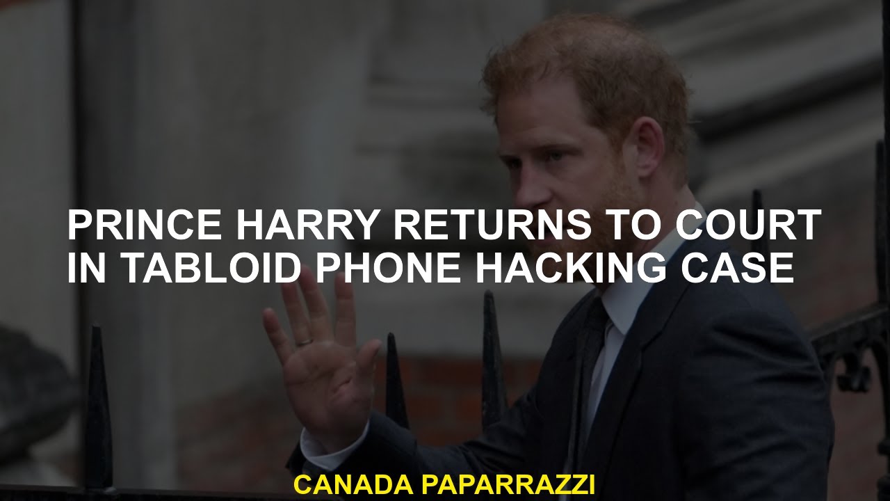 Prince Harry returns to court in tabloid phone hacking case - YouTube