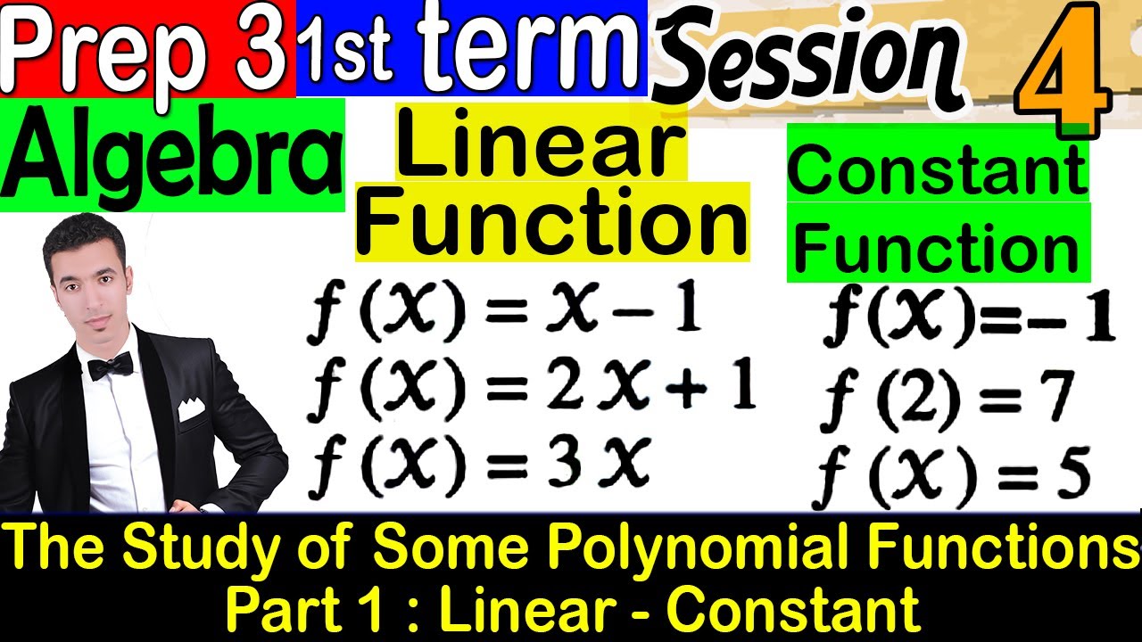 The Some of Polynomial Functions (Linear & Constant Function) - Algebra ...