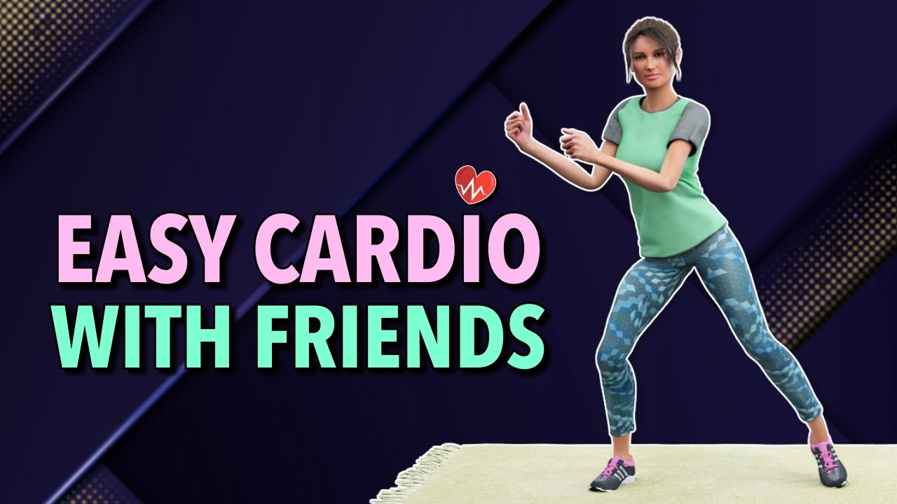 Dance Party with Friends: 20-Minute Easy Cardio Workout - YouTube