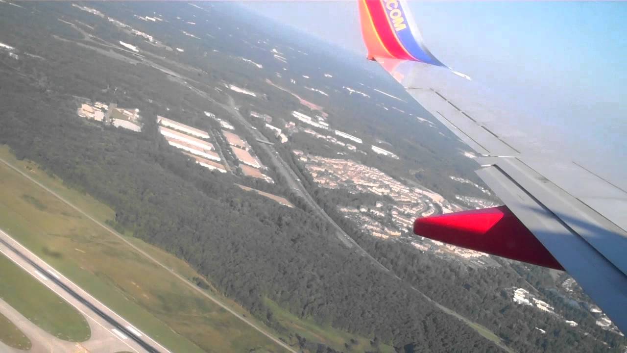 Southwest Airlines 737-700 Takeoff from RDU - YouTube