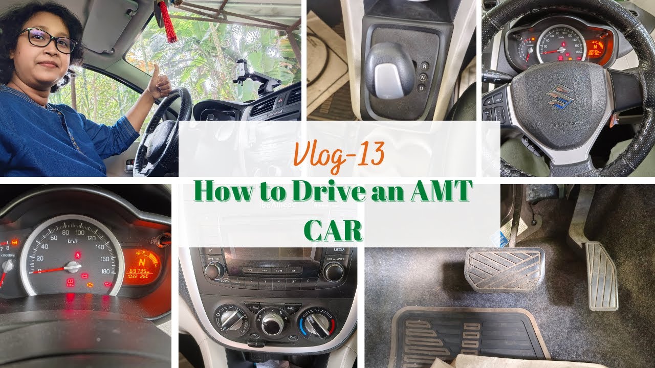 Vlog 13 How to drive AMT Car I Learn Automatic Car Driving in Bengali I ...