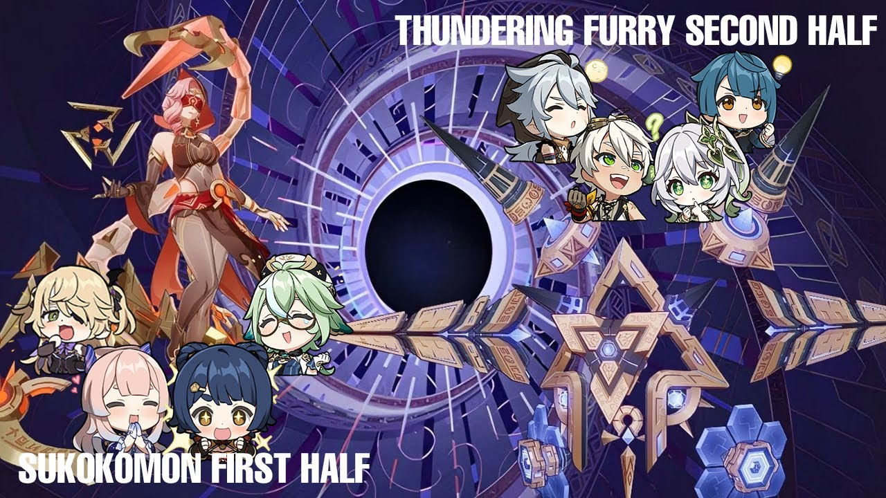 Spiral Abyss 3.8 (Dank Edition) - Sukokomon & Thundering Furry ...