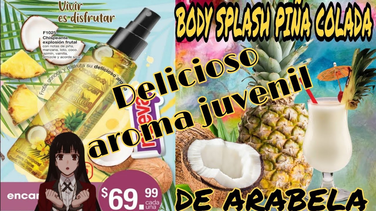 🔴BODY SPLASH PIÑA COLADA DE ARABELA - YouTube