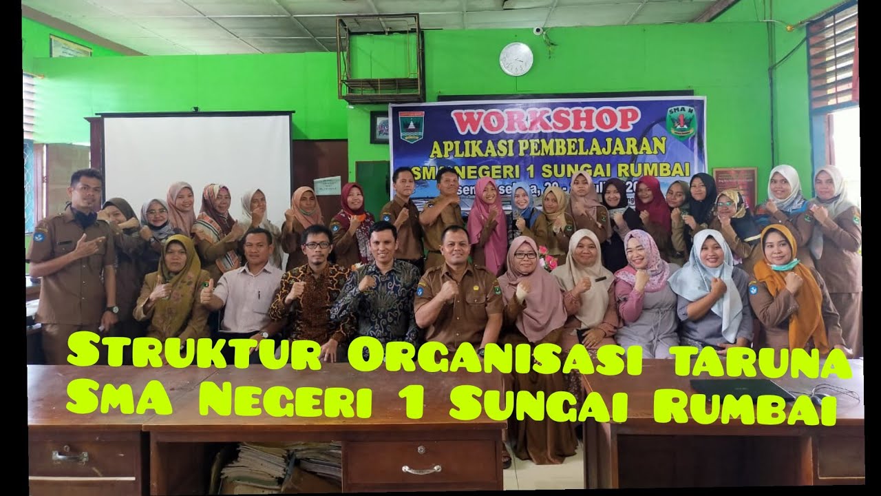 Struktur Taruna SMA Negeri 1 Sungai Rumbai - YouTube