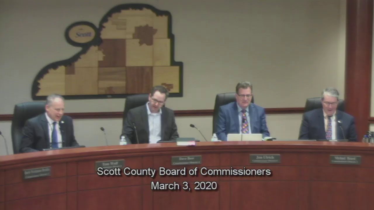 Scott County Board of Commissioners: March 3, 2020 - YouTube