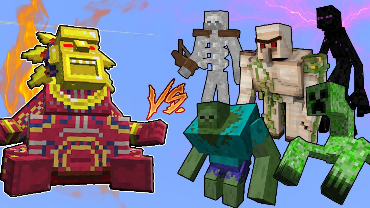 The Sun Chief Vs. Mutant Monsters in Minecraft - YouTube